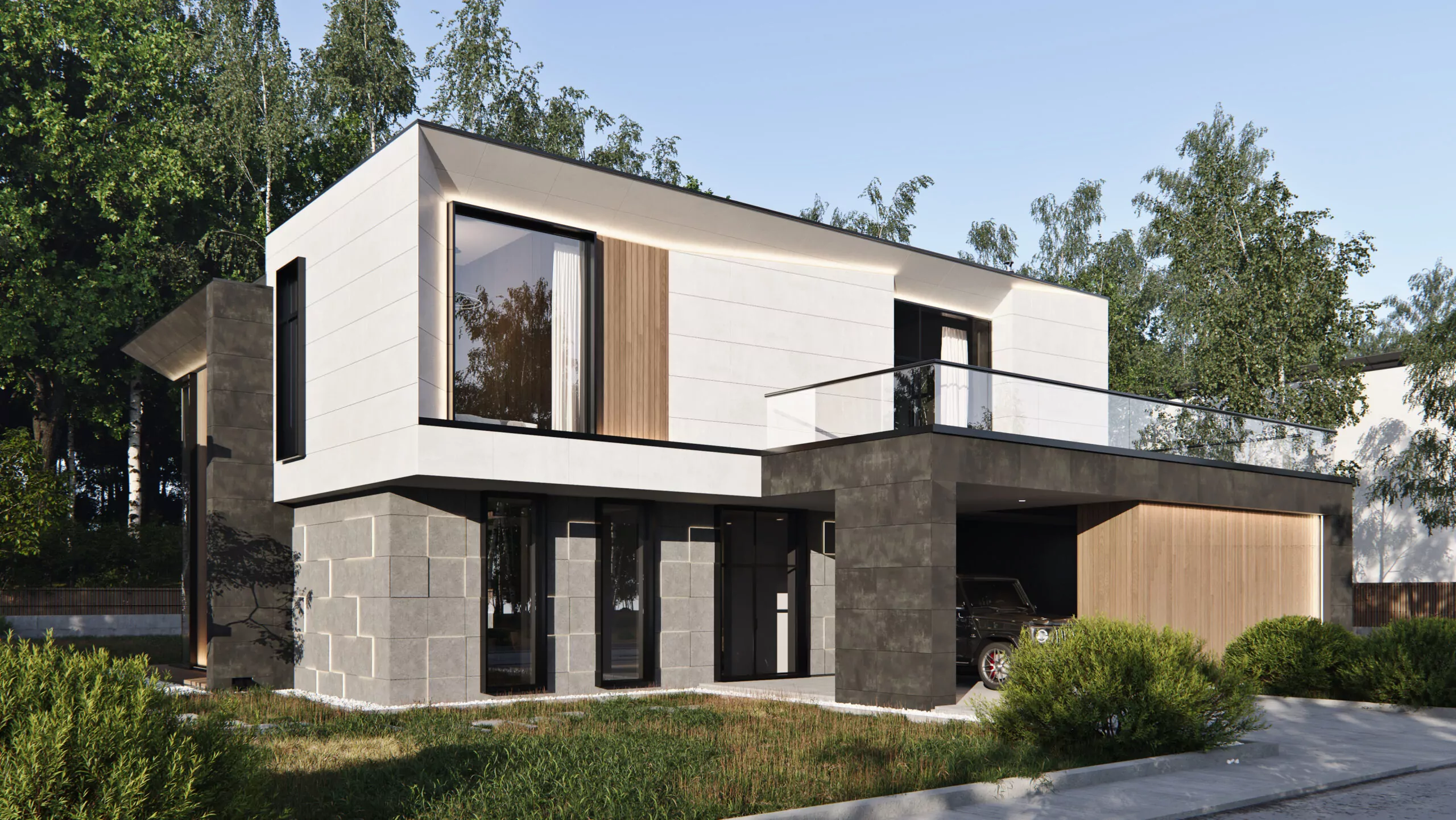 Проект Вилла Реки 365м² — портфолио бюро ARXY